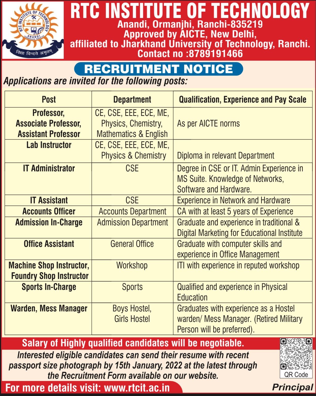 career – RTC Institute of Technology