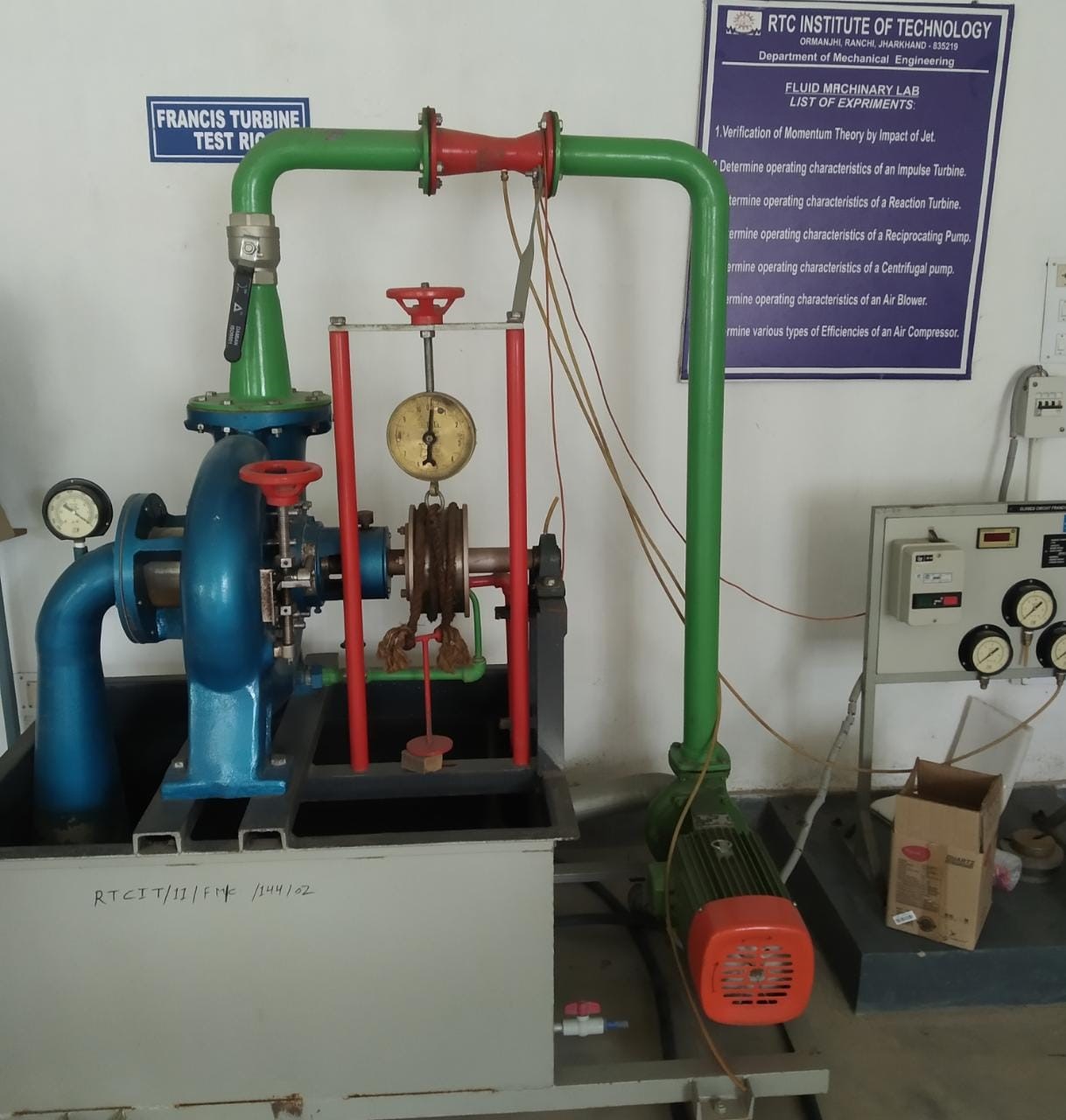 Mechanical Engineering Lab – RTC Institute of Technology