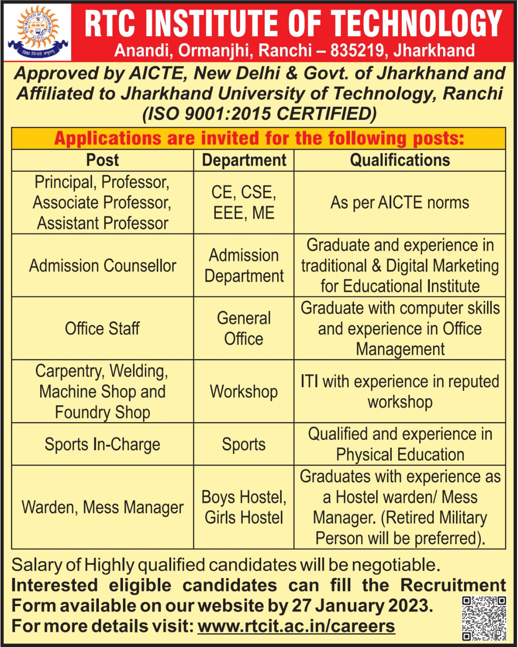 Careers – RTC Institute of Technology