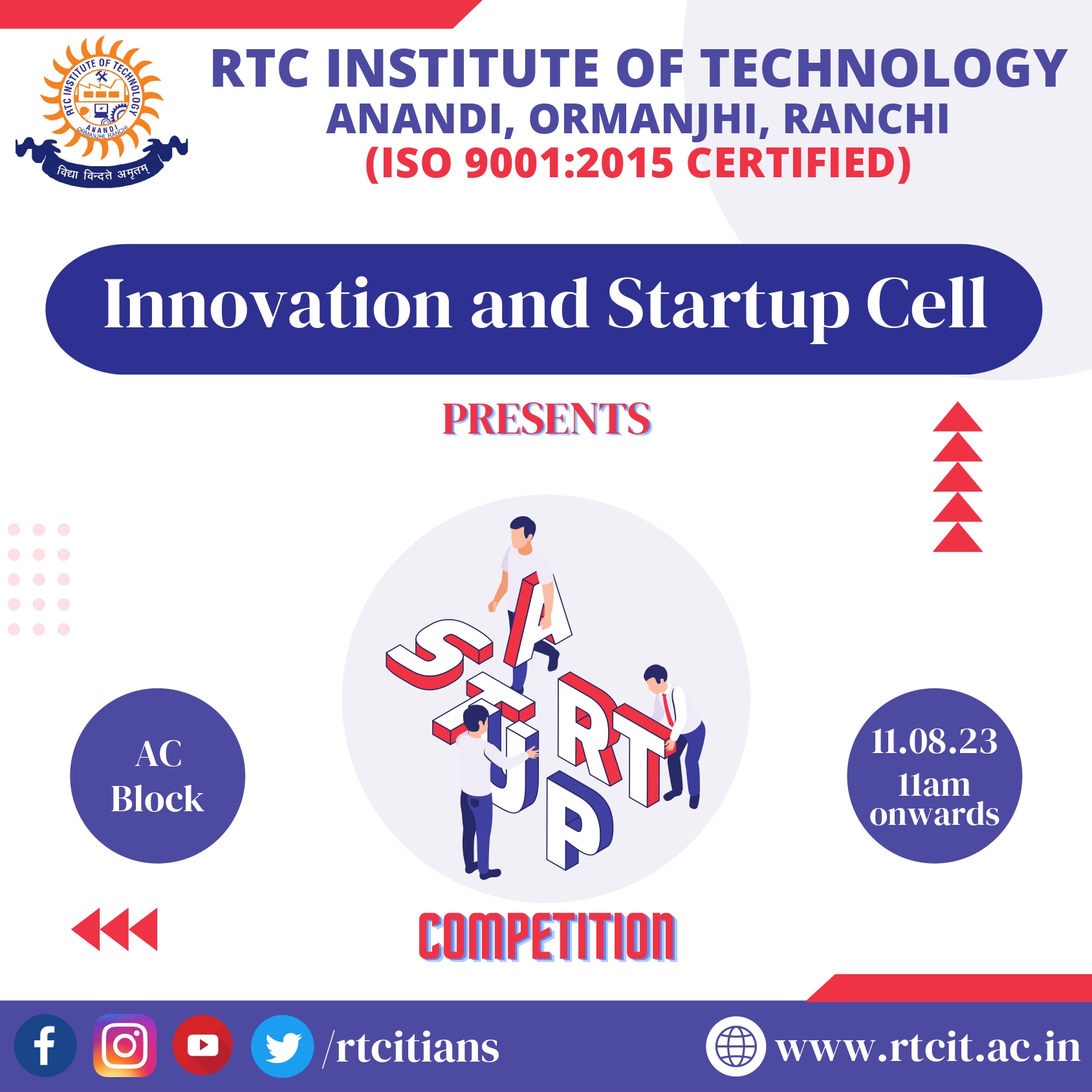 Startup Competition – RTC Institute of Technology