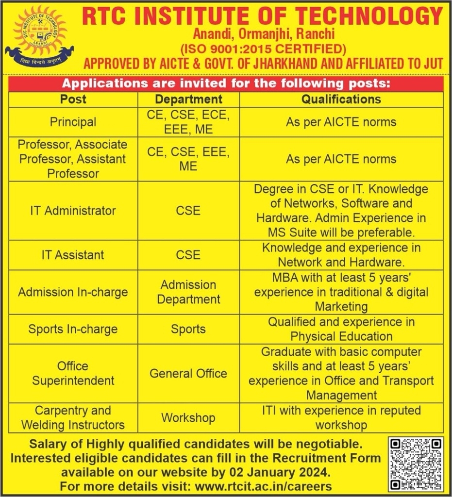 Careers – RTC Institute of Technology